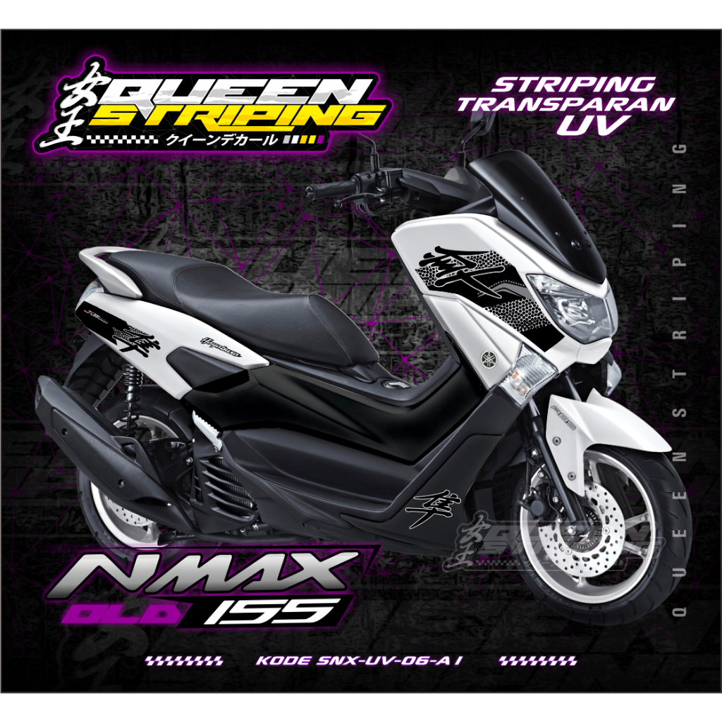 Transparent UV Striping Sticker Transparent NMAX Old 155 UV Striping ...