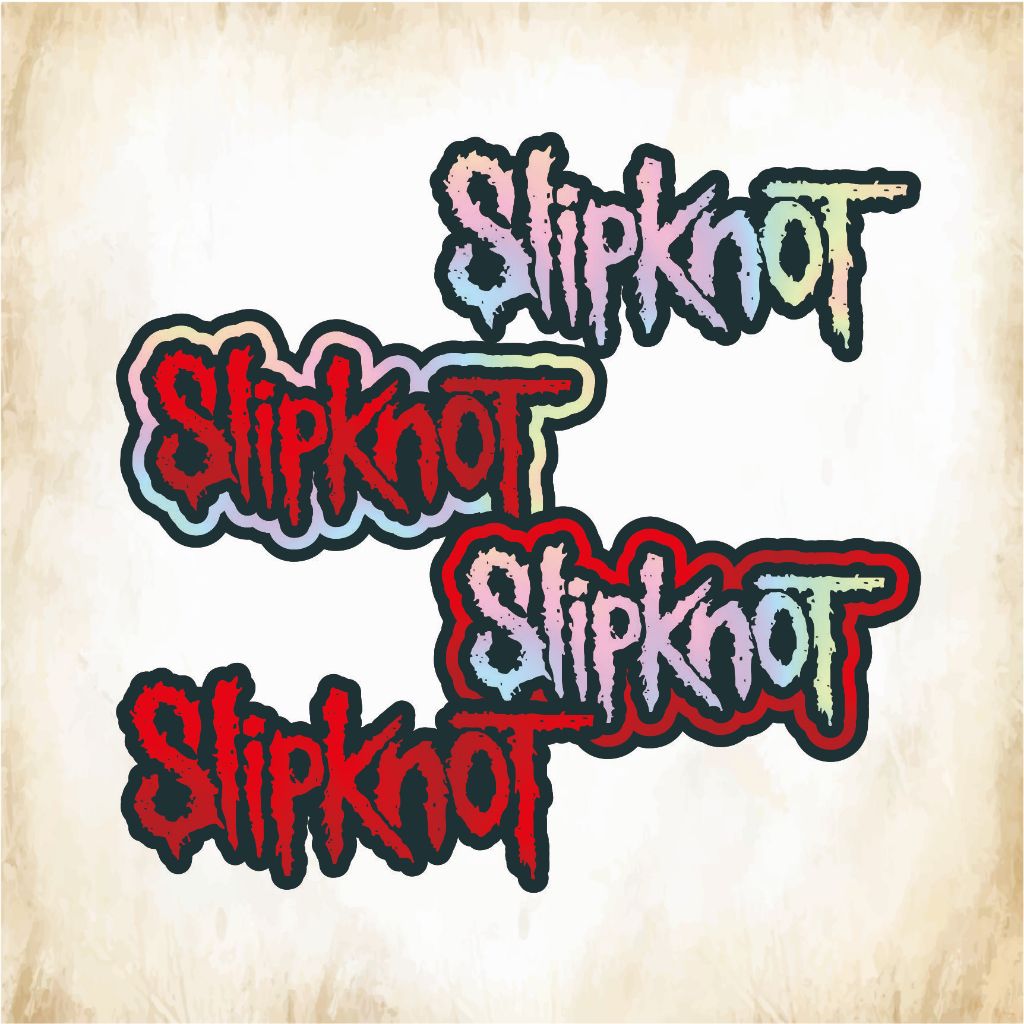 Slipknot BAND LOGO HOLOGRAM STICKER | Shopee Malaysia