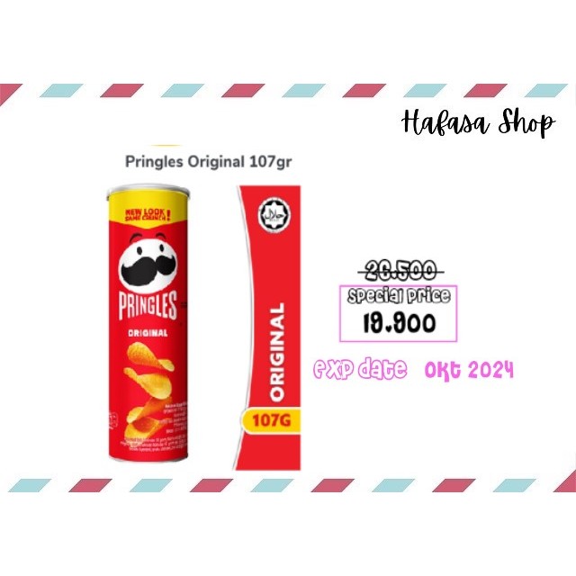 Pringles Original 102 grams | Shopee Malaysia