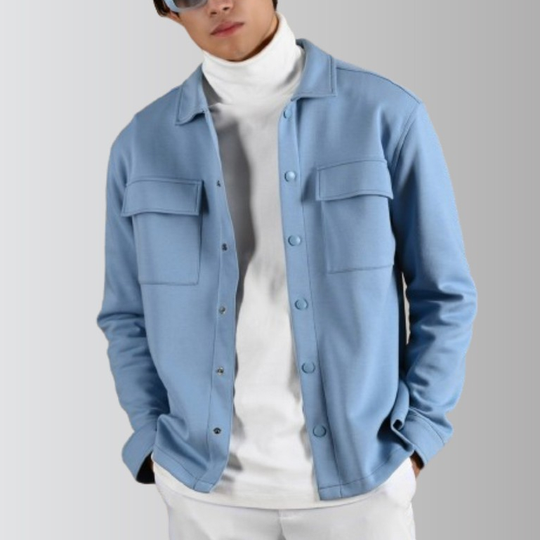 Thick Fleece Shacket Jacket / Original Fleece Men's Jacket | Shopee ...