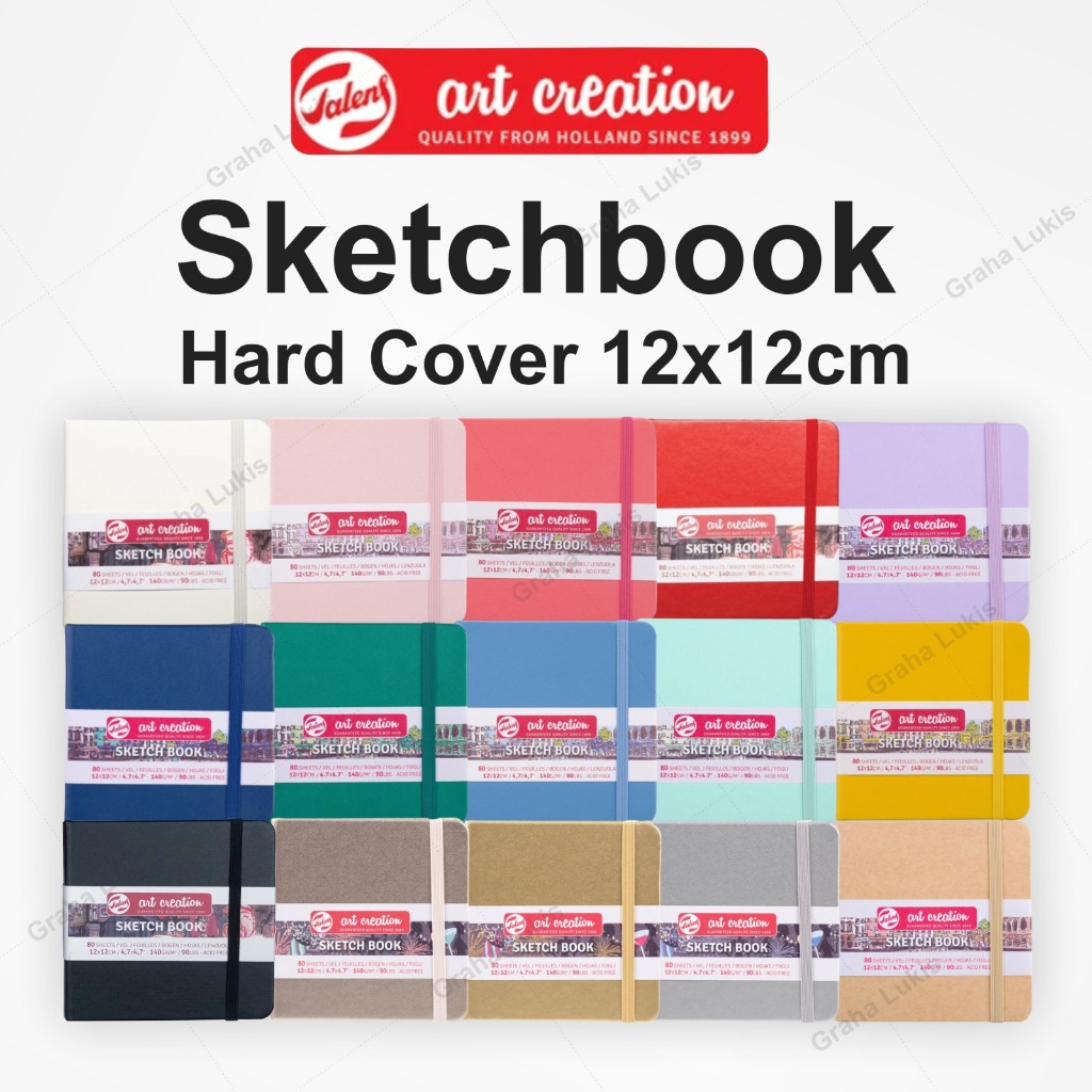 Talens Art Creation Sketch Book 12x12 Hard Cover / Sketchbook Hard ...
