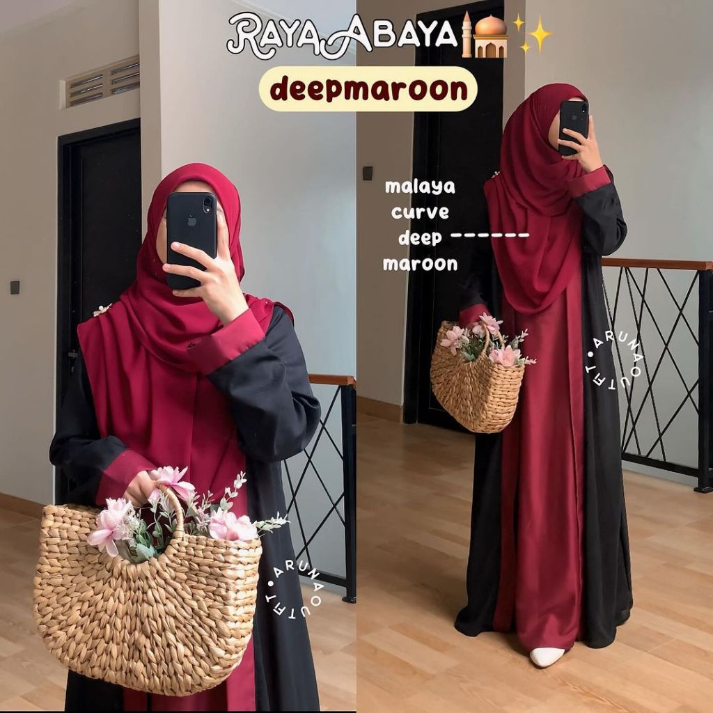 Raya ABAYA BY ARUNAOUTFIT | Shopee Malaysia