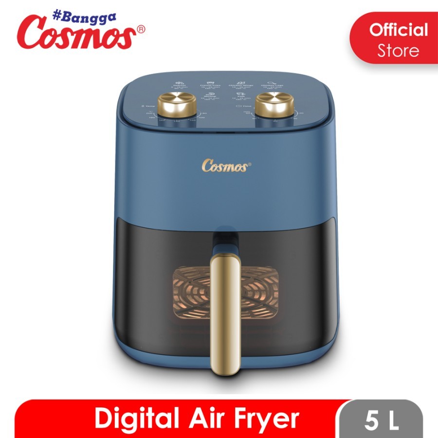 Air Fryer Cosmos CAF 6605 Safira Transparent 5 Liter Low Watt Airfryer ...