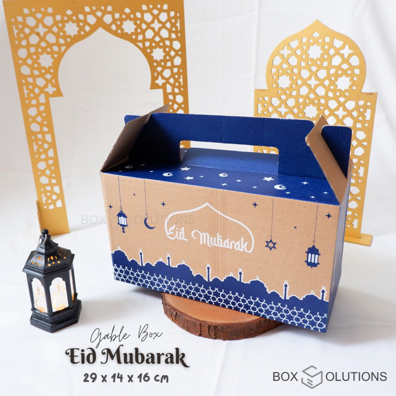 Gable box eid mubarak/box hampers lebaran/box toples idul fitri ...