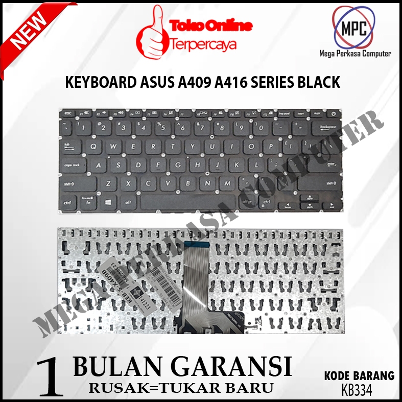 ASUS A409 X409 A409F A409U A409U A409M A409FA LAPTOP KEYBOARD | Shopee ...