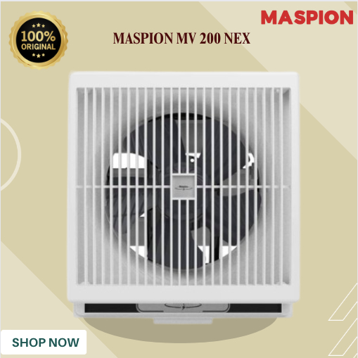 Maspion EXHAUST FAN 8" MV 200 NEX/ MASPION EXHAUST FAN WITH GUARANTEE/MV 200 NEX/MV-200-NEX ...