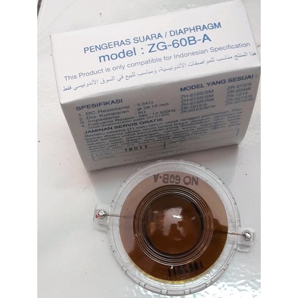 Spool Spol Spool Diaphragm Spool TOA ZG-60B-A ZG60BA ORIGINAL TOA ...