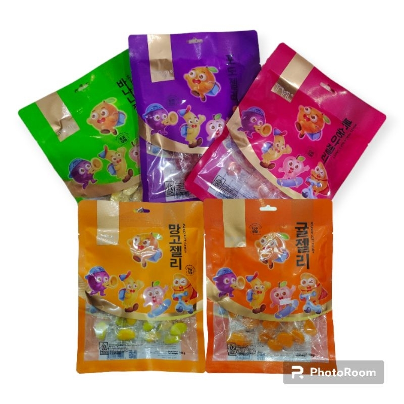 BUY 1 GET 1 TYL Baopi gummy Soft Candy 100g Mango Peach Orange Grape ...