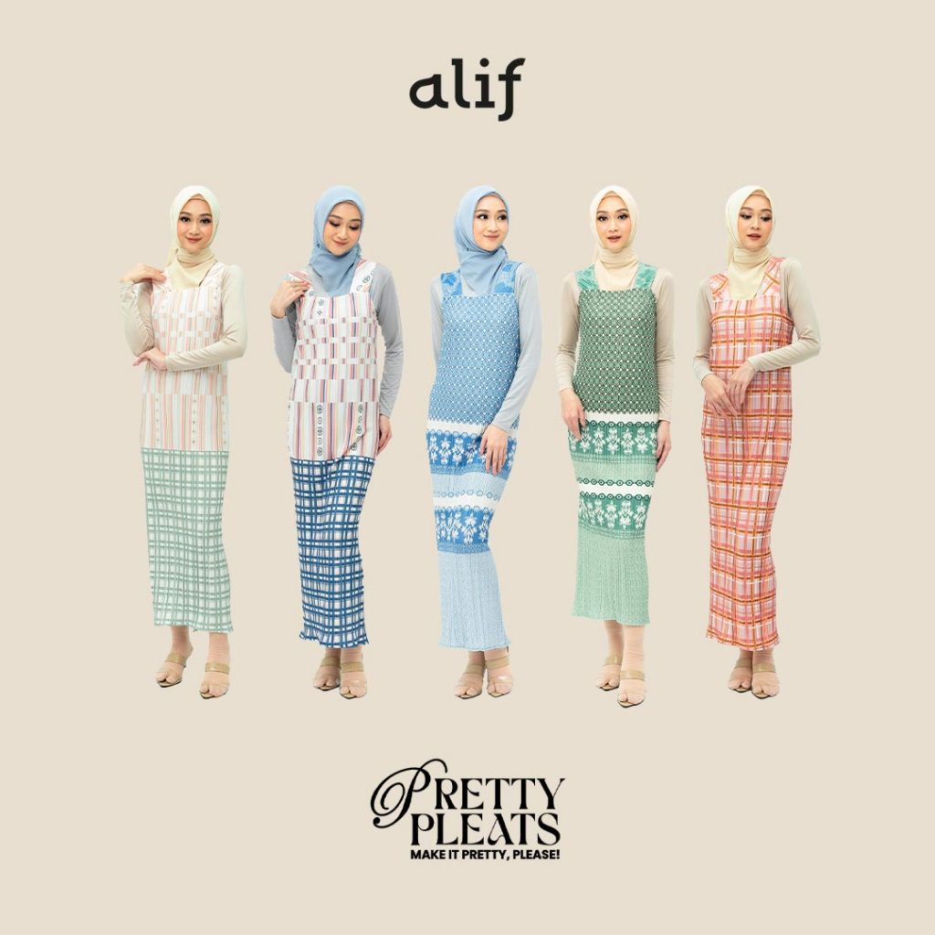 Alif Modern Wear - Dress Overall Pleats Motif - Summer Collection ...
