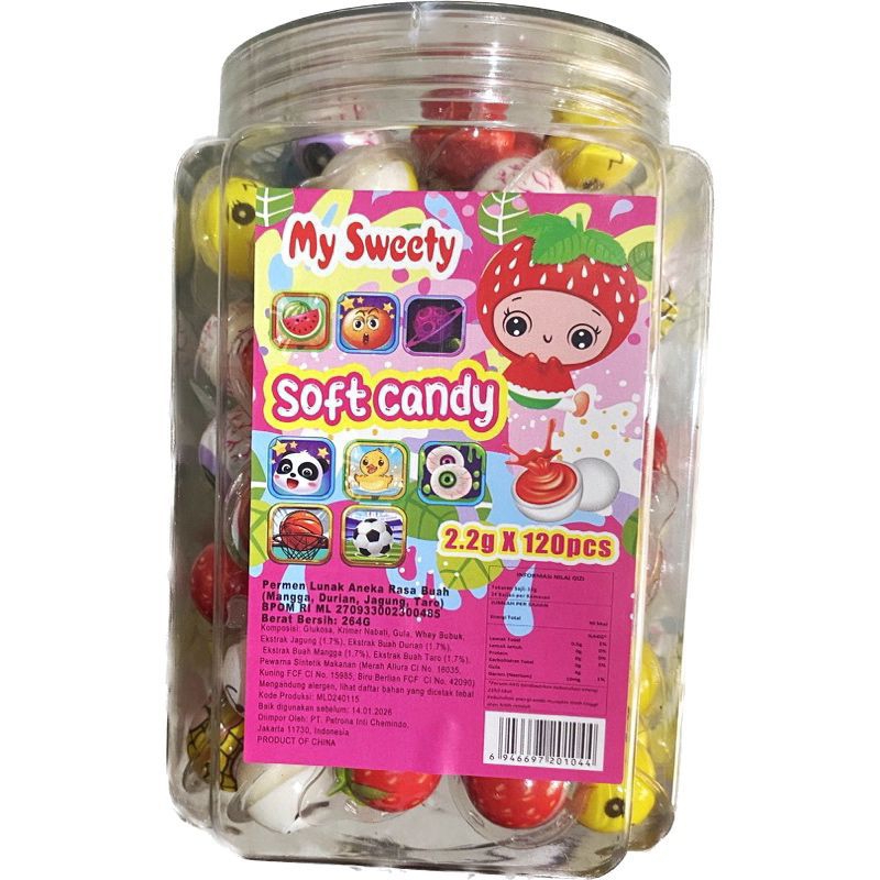 My sweety soft candy soft candy/Small viral soft candy Contents 120pcs ...