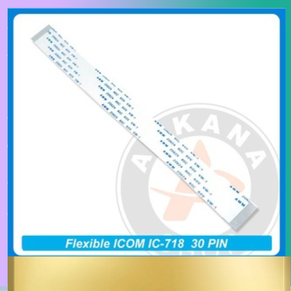 ORIGINAL FLEXIBEL IC-718 ICOM 30PIN 17CM CABLE | Shopee Malaysia