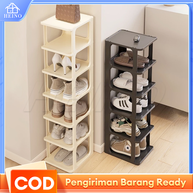 Heino 9 Layer Plastic Shoe Rack / Plastic Shoe Rack / Multipurpose ...