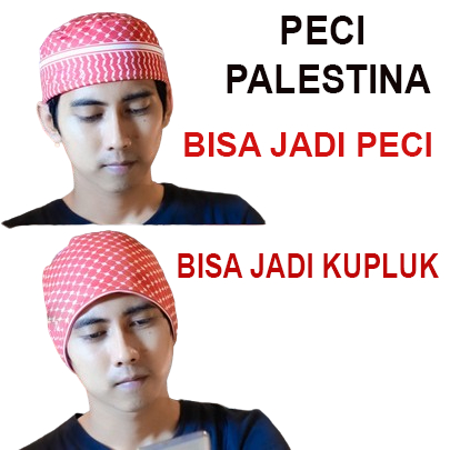 Peci KOPIAH PALESTINE PECI TORBAN KOPIAH 2 FUNCTION BEANIE AND PECI ...