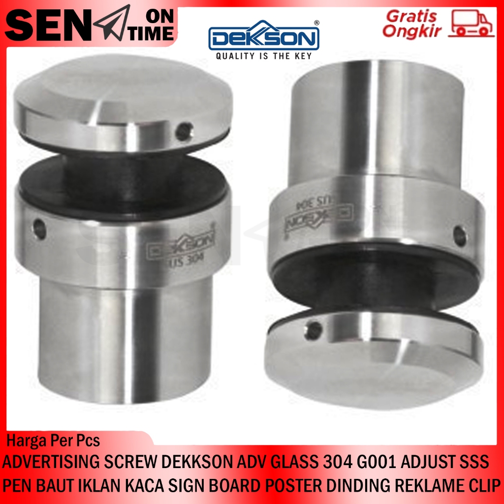 Advertising SCREW DEKKSON ADV GLASS 304 G001 ADJUST SSS PEN Bolt ...