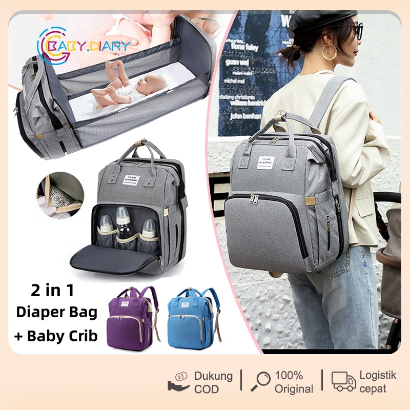 Multifunctional Baby Bag Folding Bed Carrier Portable Matress Import/Multifunctional Diaper Bag ...