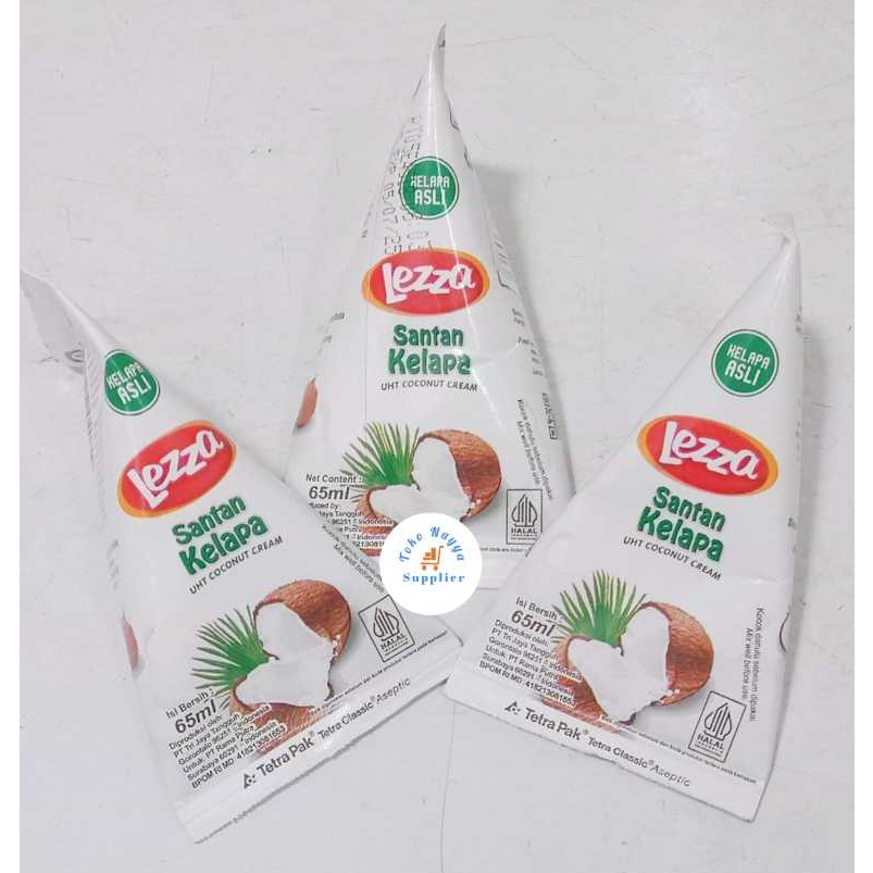 Original Lezza Coconut Milk UHT Coconut Cream | Shopee Malaysia