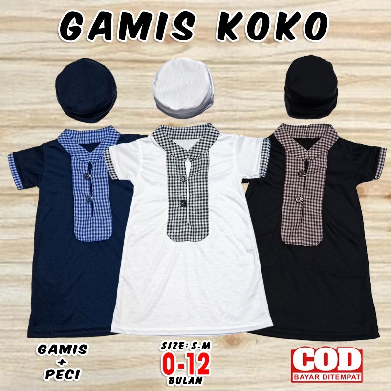 Koko Baby Clothes Robe Gamis Baby Turkey Peci Arab Muslim Children's ...