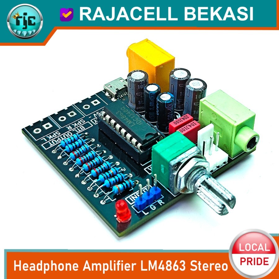 Lm4863 Headphone Amplifier Stereo Audio Amplifier for Earphone Headset ...