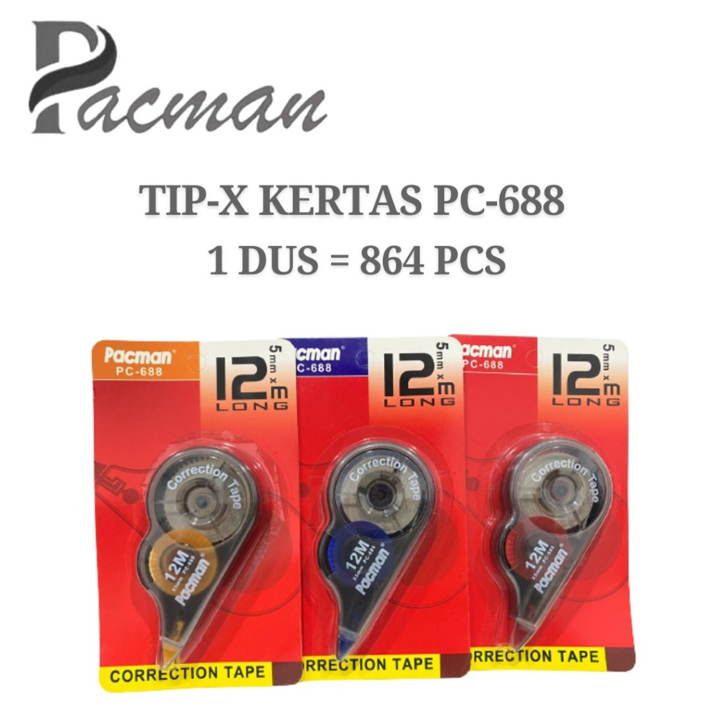 Pacman Sc688 Paper Typex TAPE/EX TIP | Shopee Malaysia