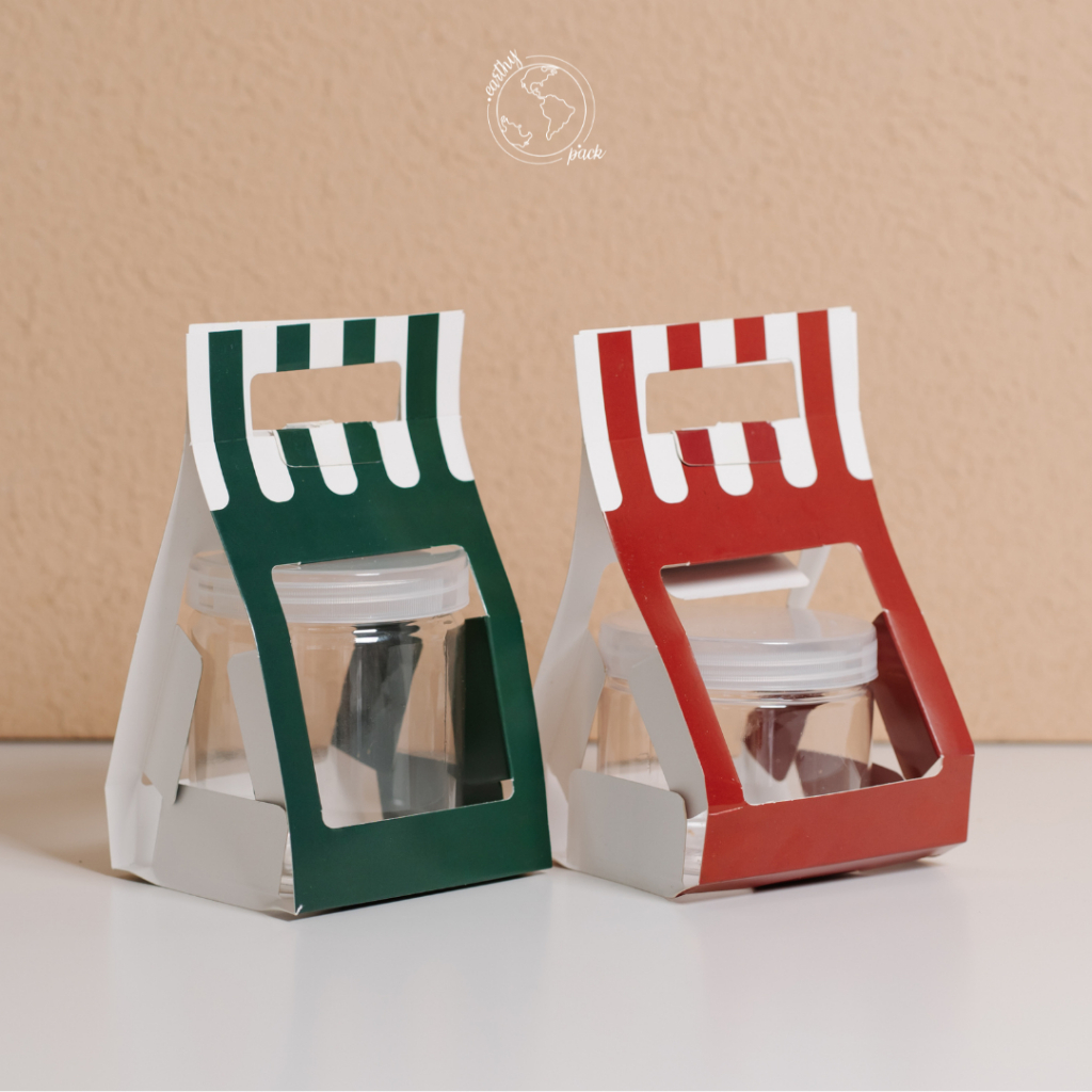 [FREE Hang TAG LEBARAN] 600ML Cylinder Jar Packing | Eid HAMPERS BOX ...