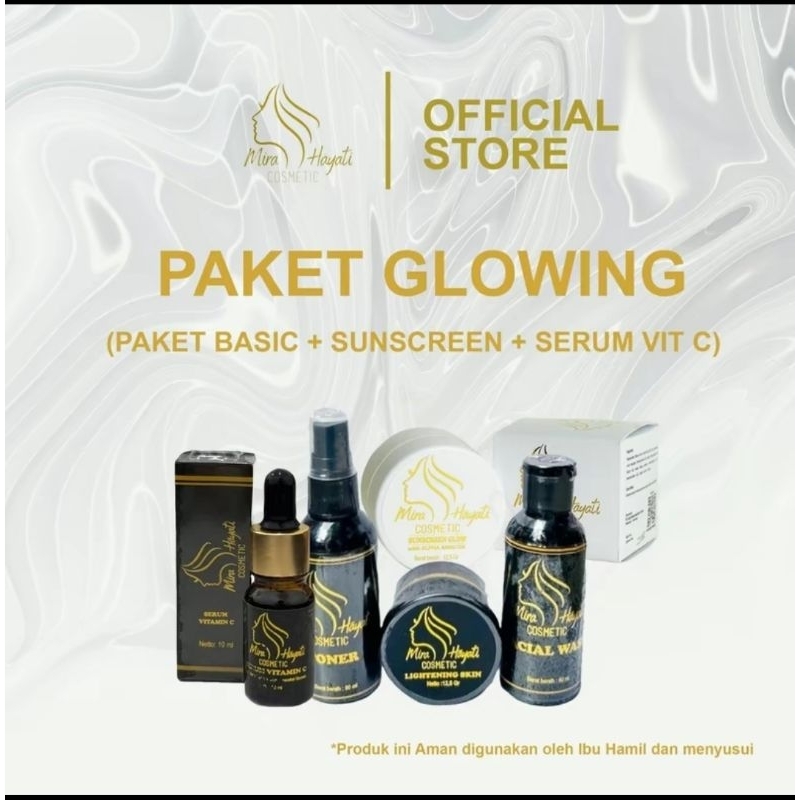 Glowing mira hayati COSMETIC skincare MH COSMETIC Package | Shopee Malaysia