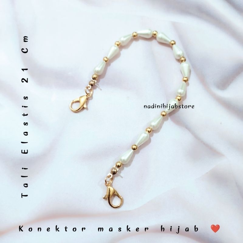 Mask Extender Hijab Mask Connector Flower Motif Mask Chain | Shopee ...