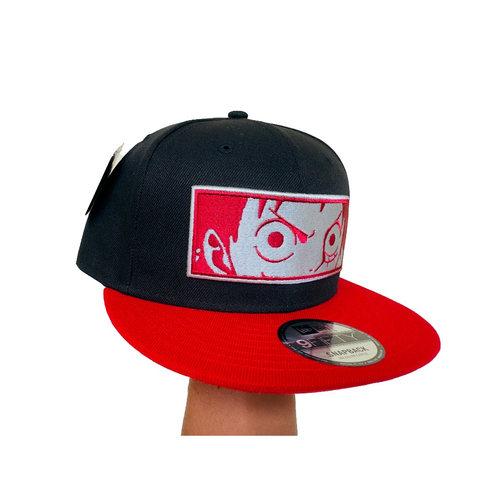 New Era 9Fifty x One Piece Monkey D Hat. Luffy Black Cap 100% Official ...