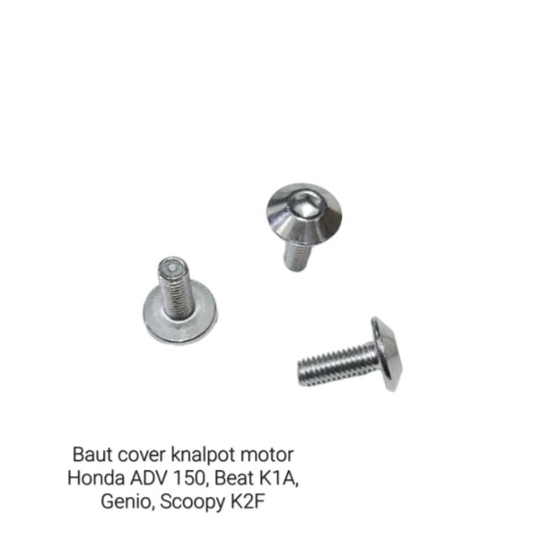 Honda ADV 150 BEAT K1A GENIO SCOOPY K2F STAINLESS ANTI RUST BOLT ...