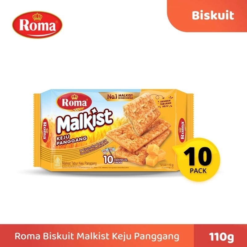 Roma Malkist Sprinkle Cheese 110 grams (10x11gr) | Shopee Malaysia