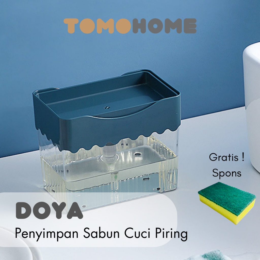 Tomo - DOYA Easy Push Washing Soap Sponge Container Simple Squeeze Soap ...
