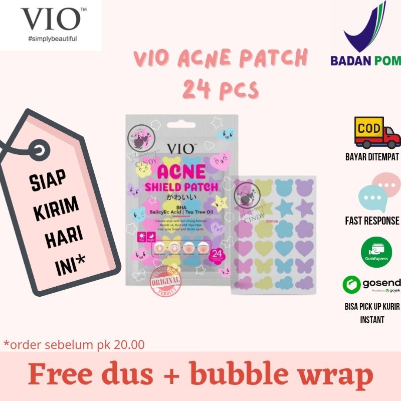 Vio Acne Shield Patch 24 Patches Series - Stars / Cute Animals | Acne ...