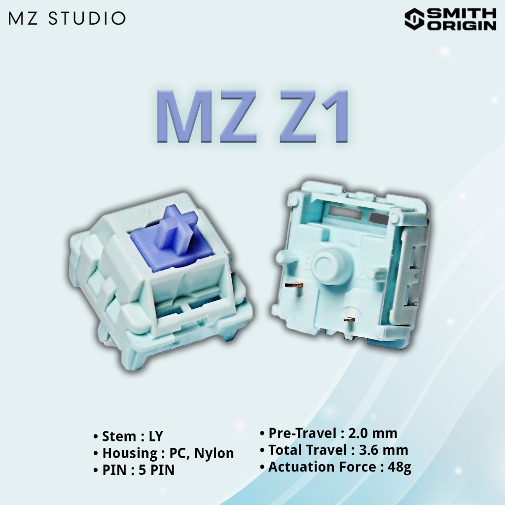 Mz Studio Z1 Linear Switches Mechanical Keyboard | Shopee Malaysia