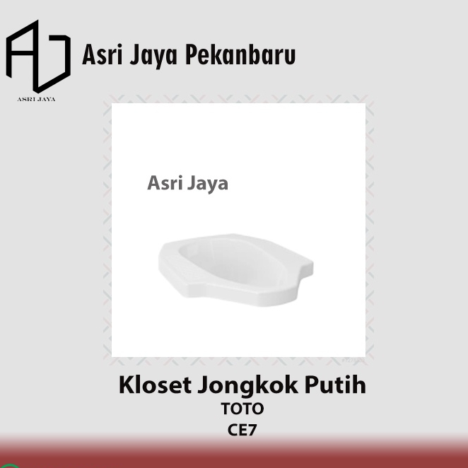 Toto CE7 White Squat Toilet | Shopee Malaysia