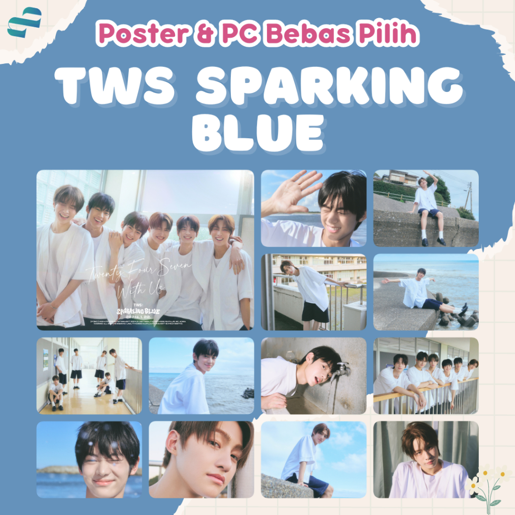 Tws Sparking Blue Poster (Part 3) - Kpop A4 A5 A6 Poster | Shopee Malaysia