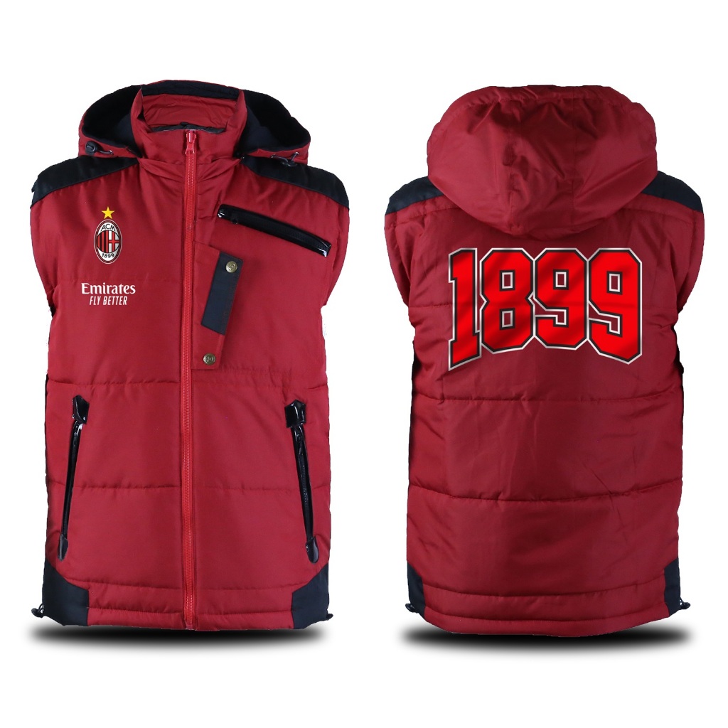 Men's Vest Ball AcMilan 1899 Semi WF Parachute Vest | Shopee Malaysia