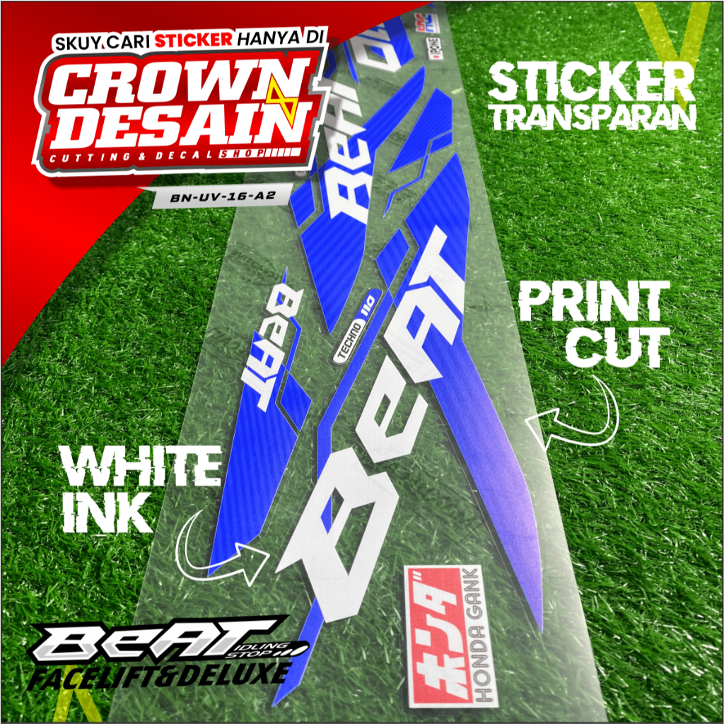 Striping Sticker Beat Deluxe New Malaysian Transparent Striping UV Beat ...