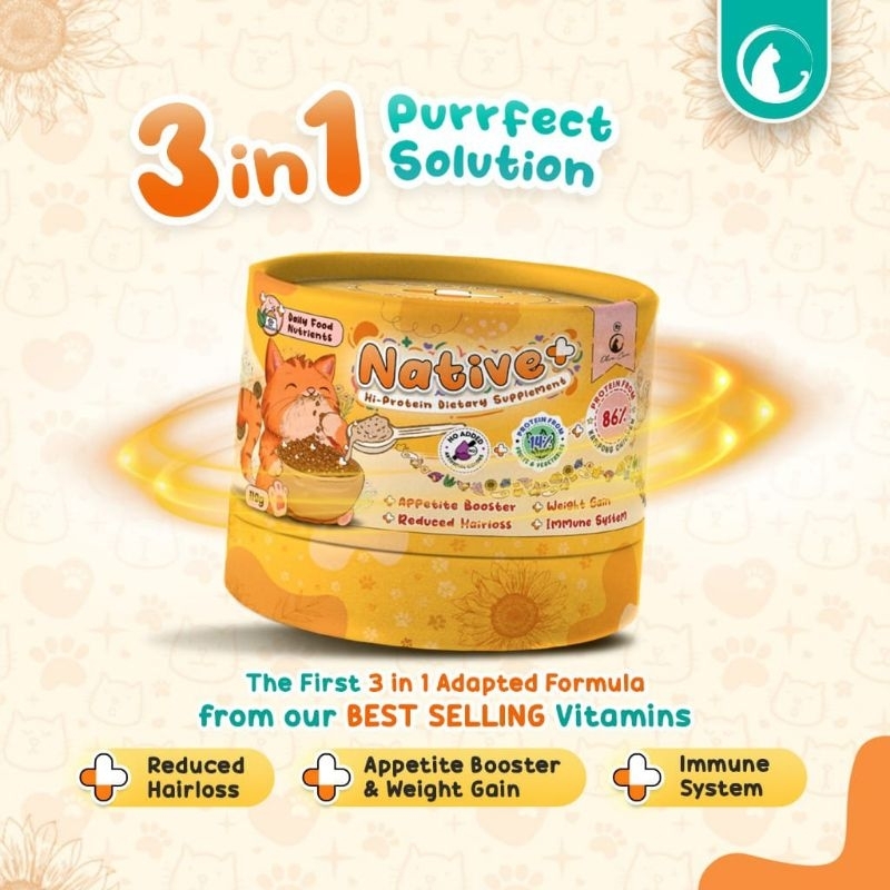 Olive CARE VITAMIN Cat NATIVE+ EXP DEC 2025 | Shopee Malaysia