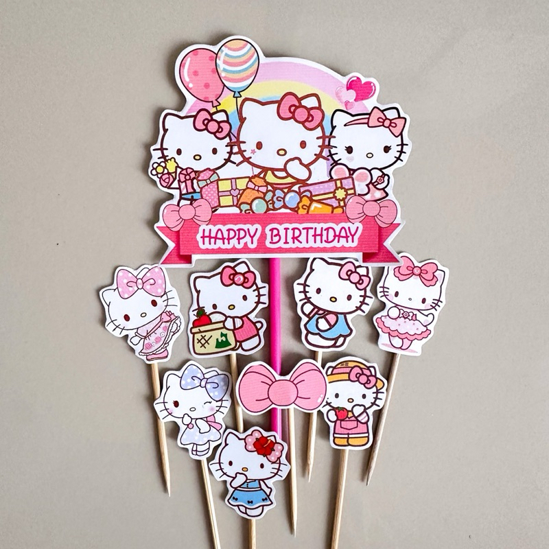 Hello KITTY TOPPER/(LA-001) HELLO KITTY CAKE TOPPER/HELLO KITTY CAKE ...