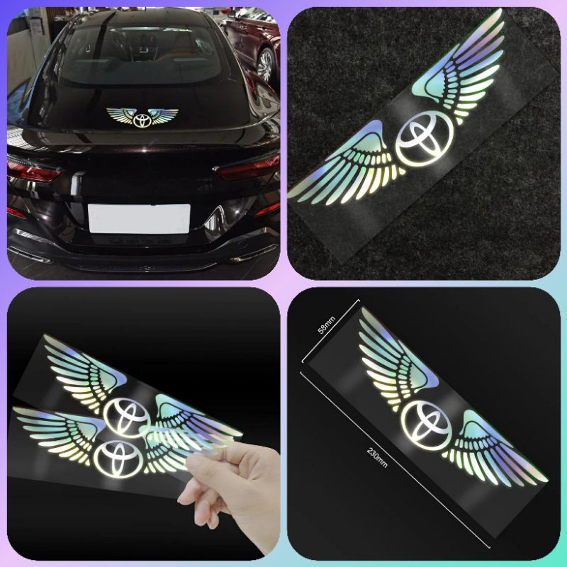 Toyota logo sticker journal car cutting sticker | Shopee Malaysia