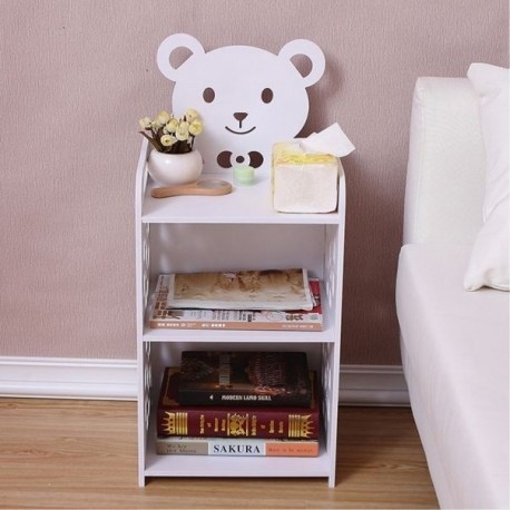 Teddy Bear Bedside Table Children's Night Table | Shopee Malaysia