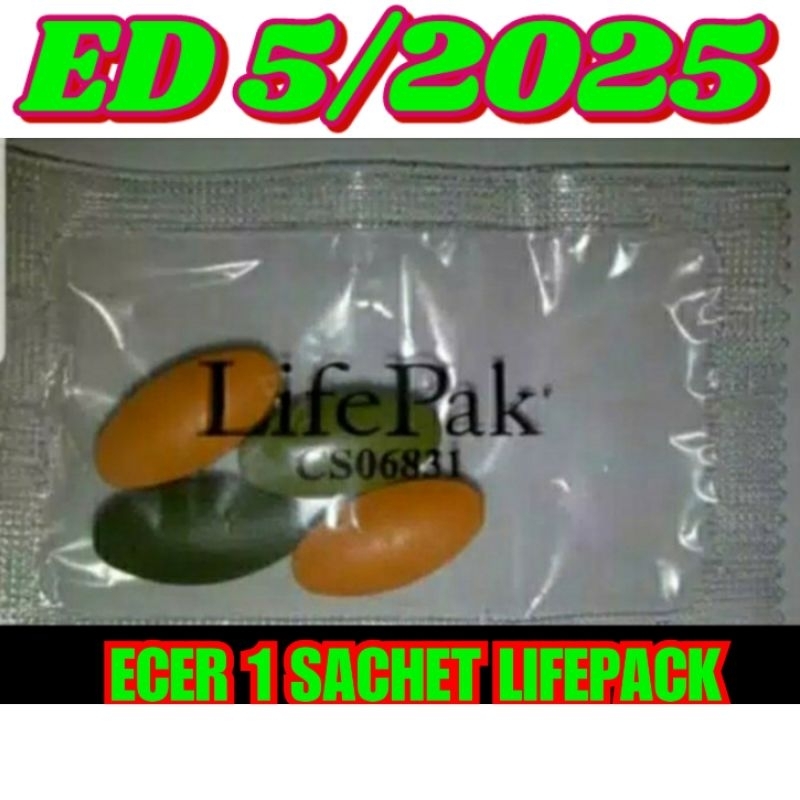 Life pak Retail 1 sachet ED 5/2025 - 1 sachet ED 5/2025 - lifepack 1 ...