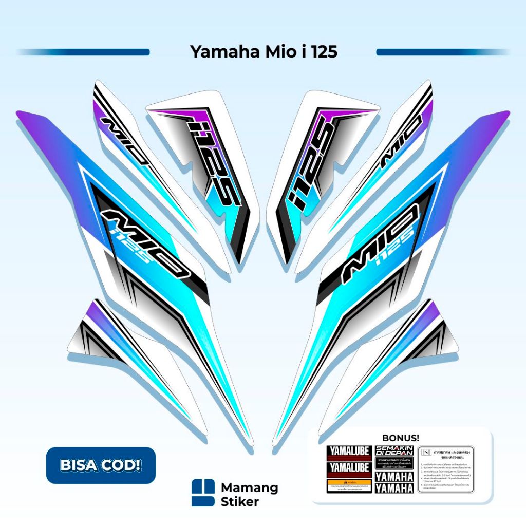 Striping Mio M3 Variations (23) 2016 2017 2018 2019 2020 2021 2022 2023 ...