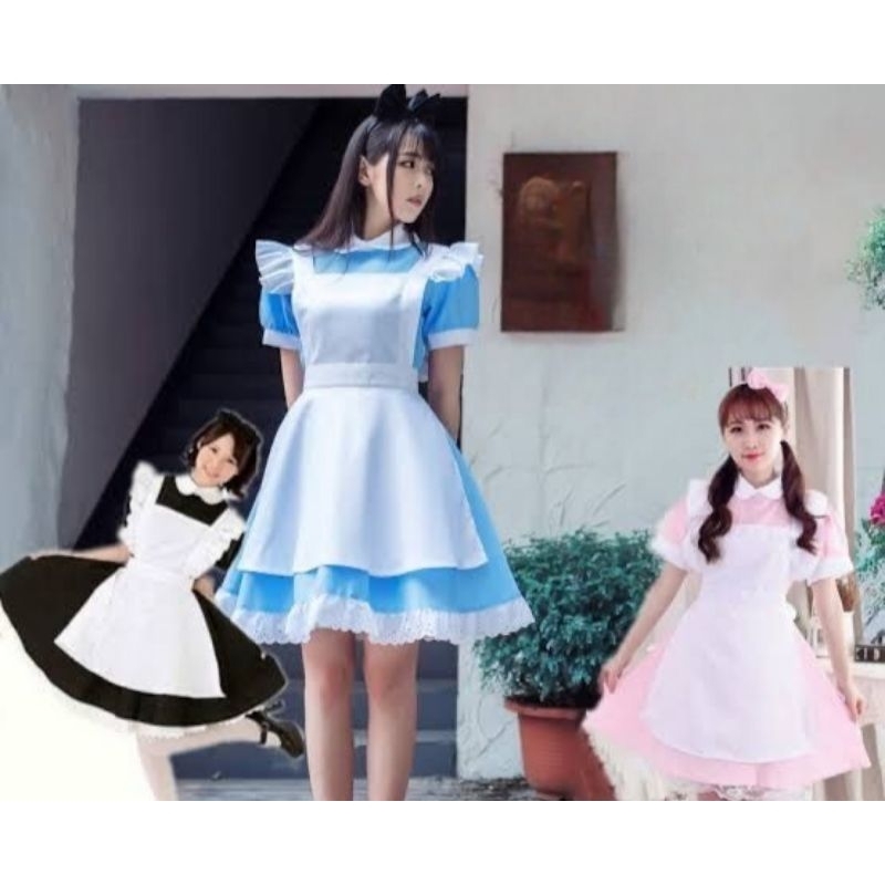 Alice & Marry Version Of Maid Blue Cosplay Costume | Shopee Malaysia