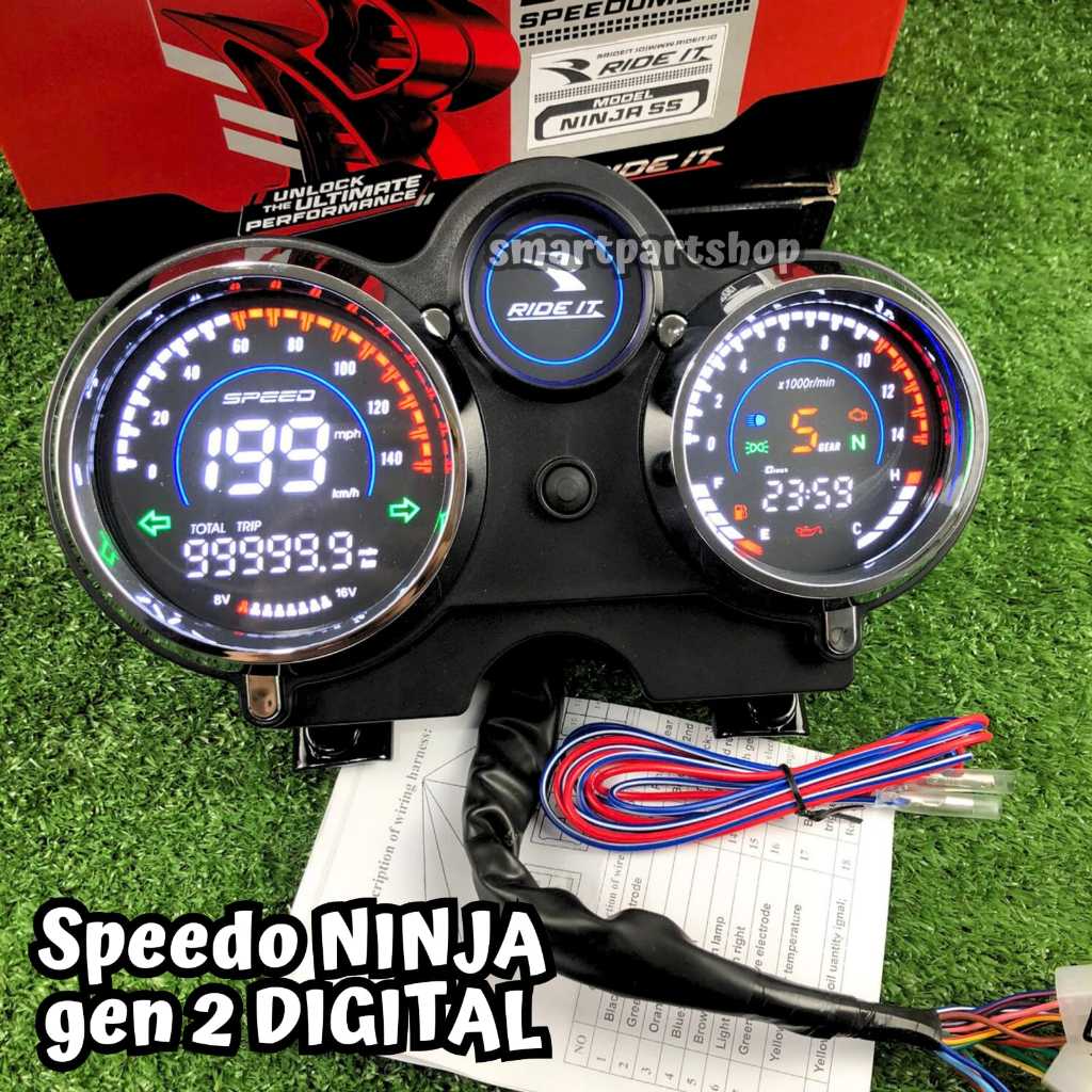 Ride IT SPIDO SPEEDOMETER GEN 2 FULL DIGITAL SET PANGKON CNC KTM RX2N ...
