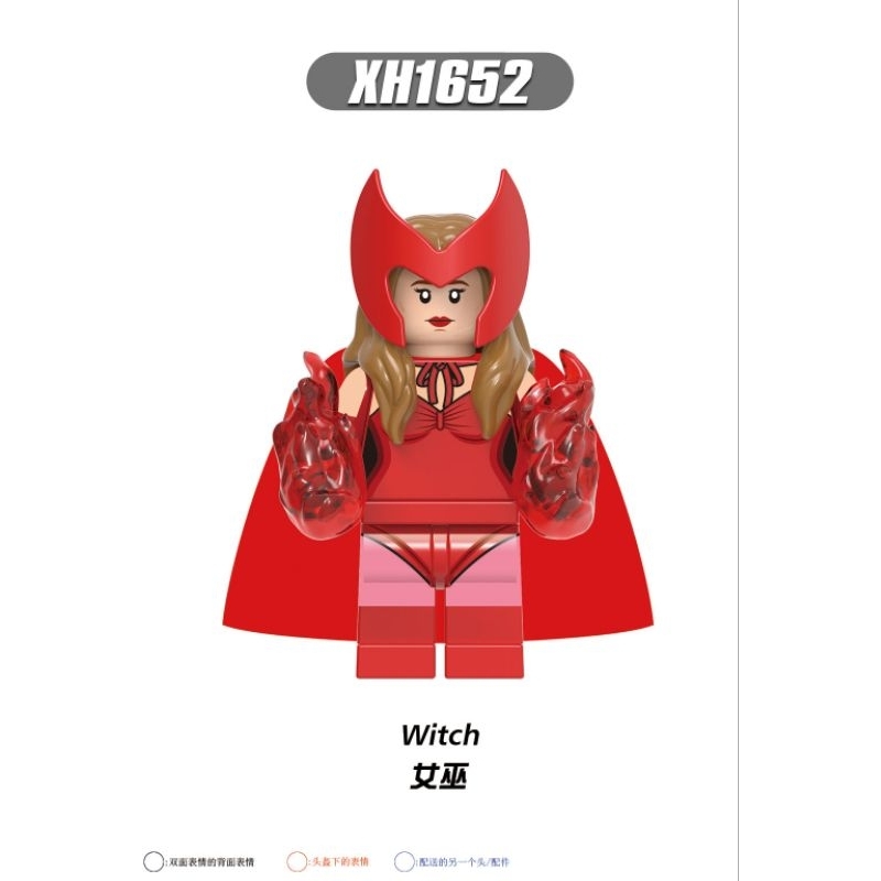 Scarlet witch mini figure xh1652 | Shopee Malaysia