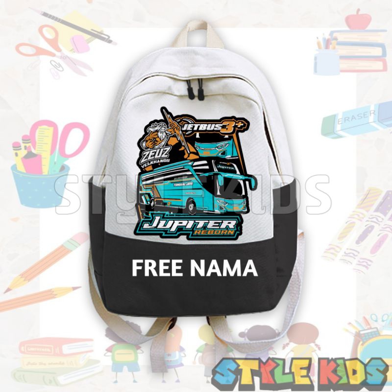 Free NAME Jupiter Reborn Bus Mania Children's Backpack, Kindergarten ...