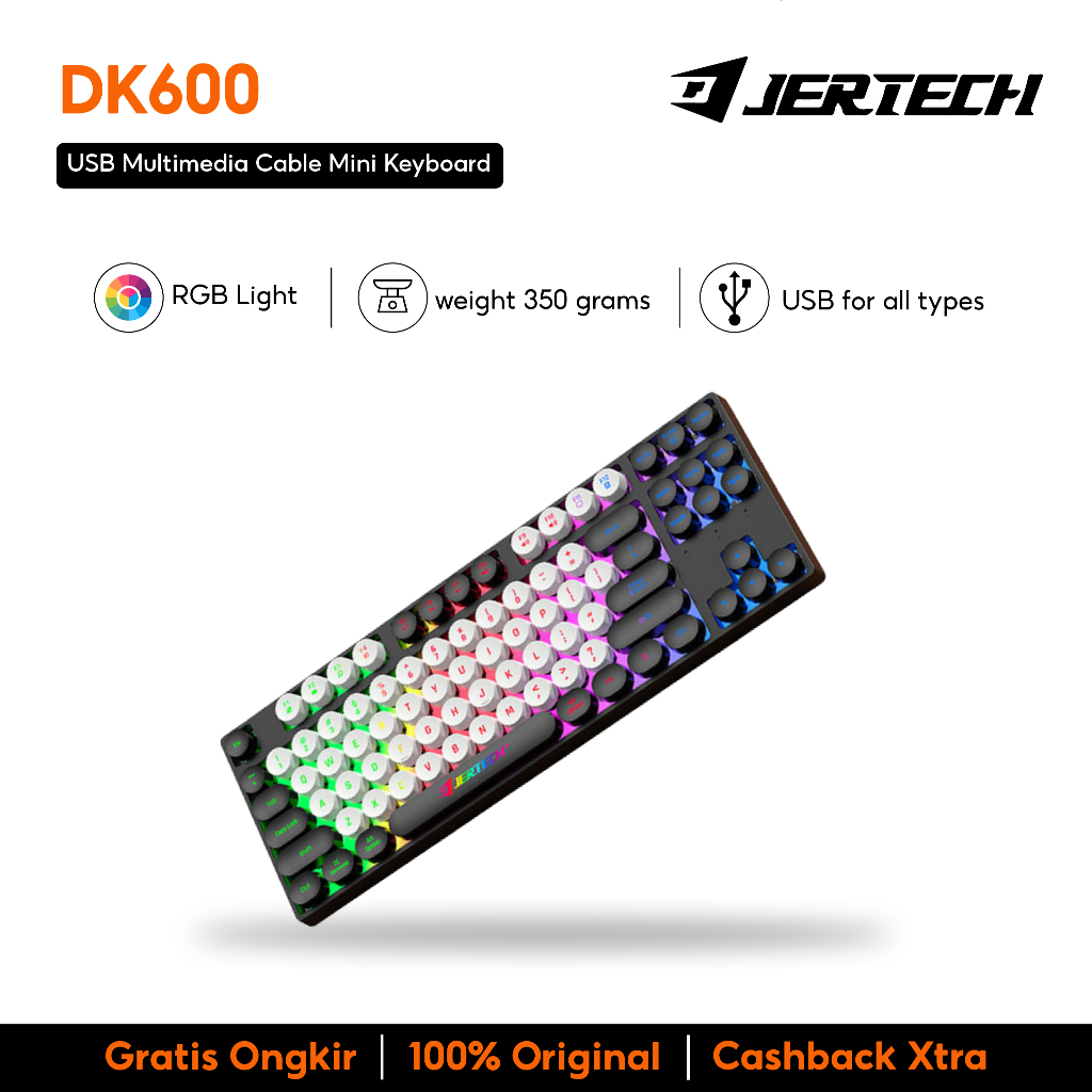 Kisonli X GERMANYTECH Mini Keyboard Usb Cable DK-600 Multimedia Retro ...