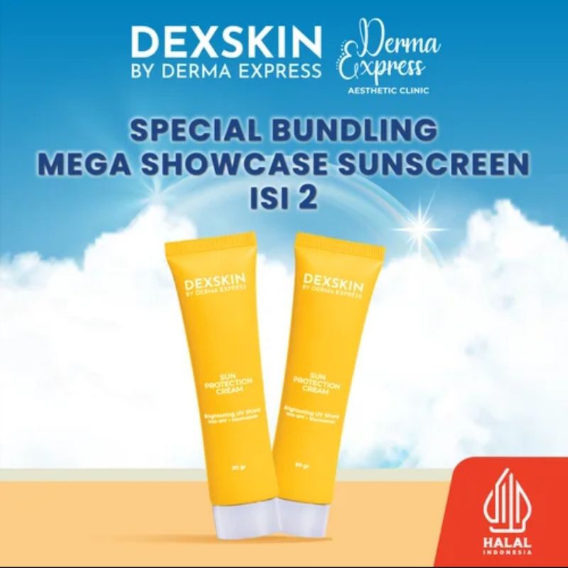 Derma Express Sunscreen protection Cream (2Pcs Contents) | Shopee Malaysia
