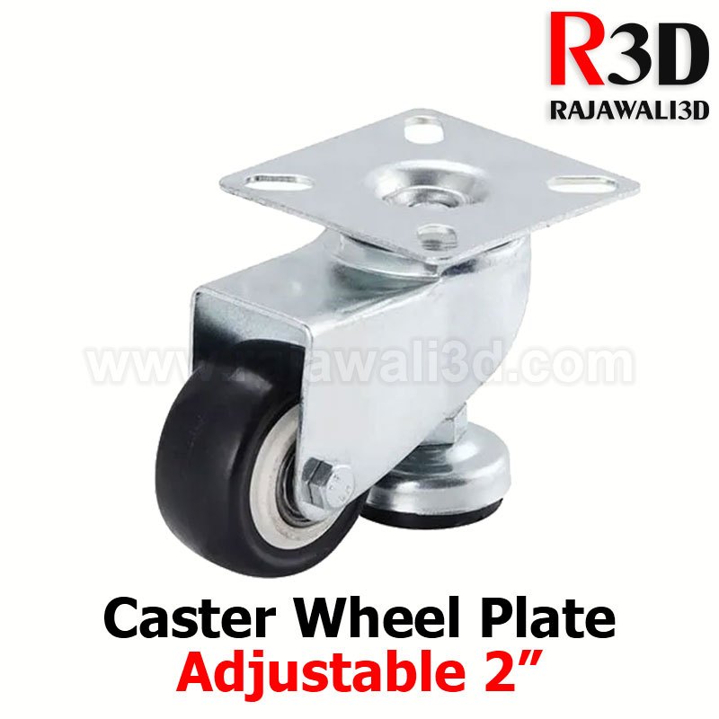 Adjustable Leveling Caster Wheels, Leveling Feet Wheels, 2" Inch Swivel ...