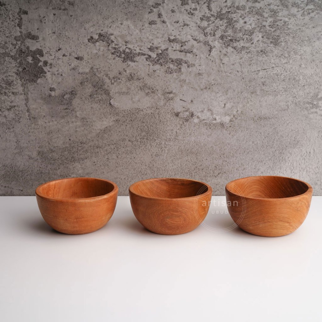 Harsa - Food Grade Teak Wood Sambal Sauce Bowl / Mask Bowl | Photo ...